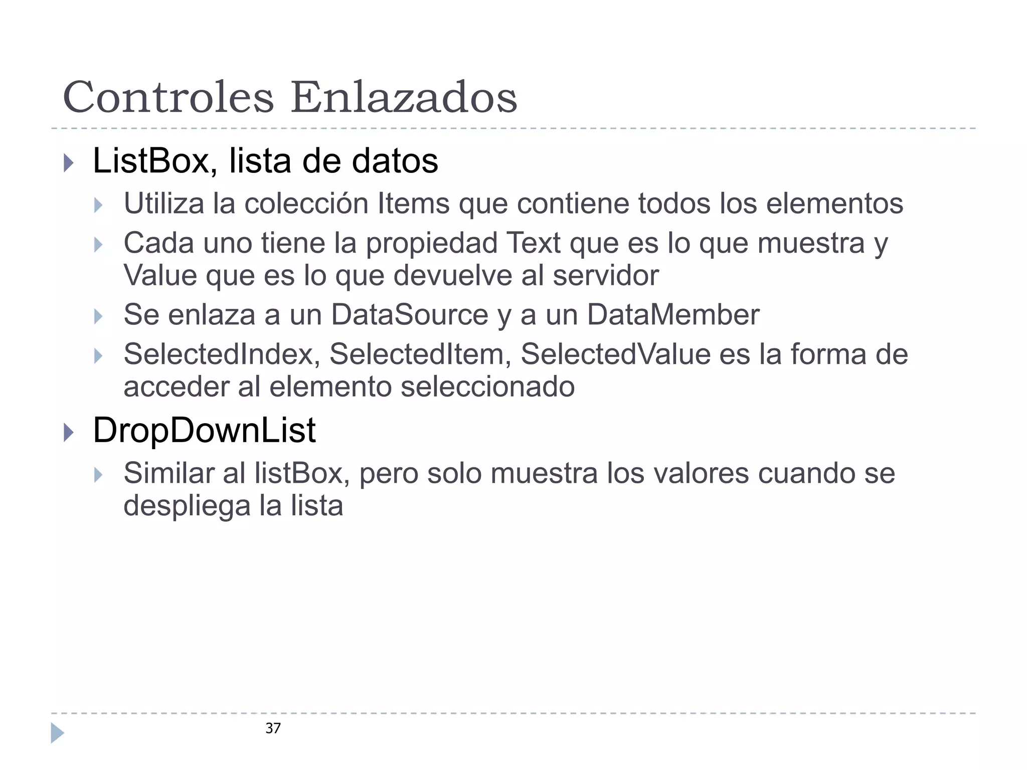 Trabajar Con Bases De Datos Desde Aspnet
