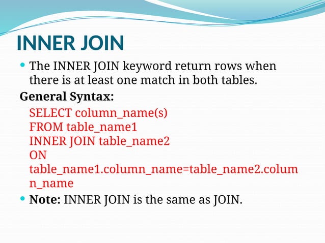 SQl data base management and design | PPT