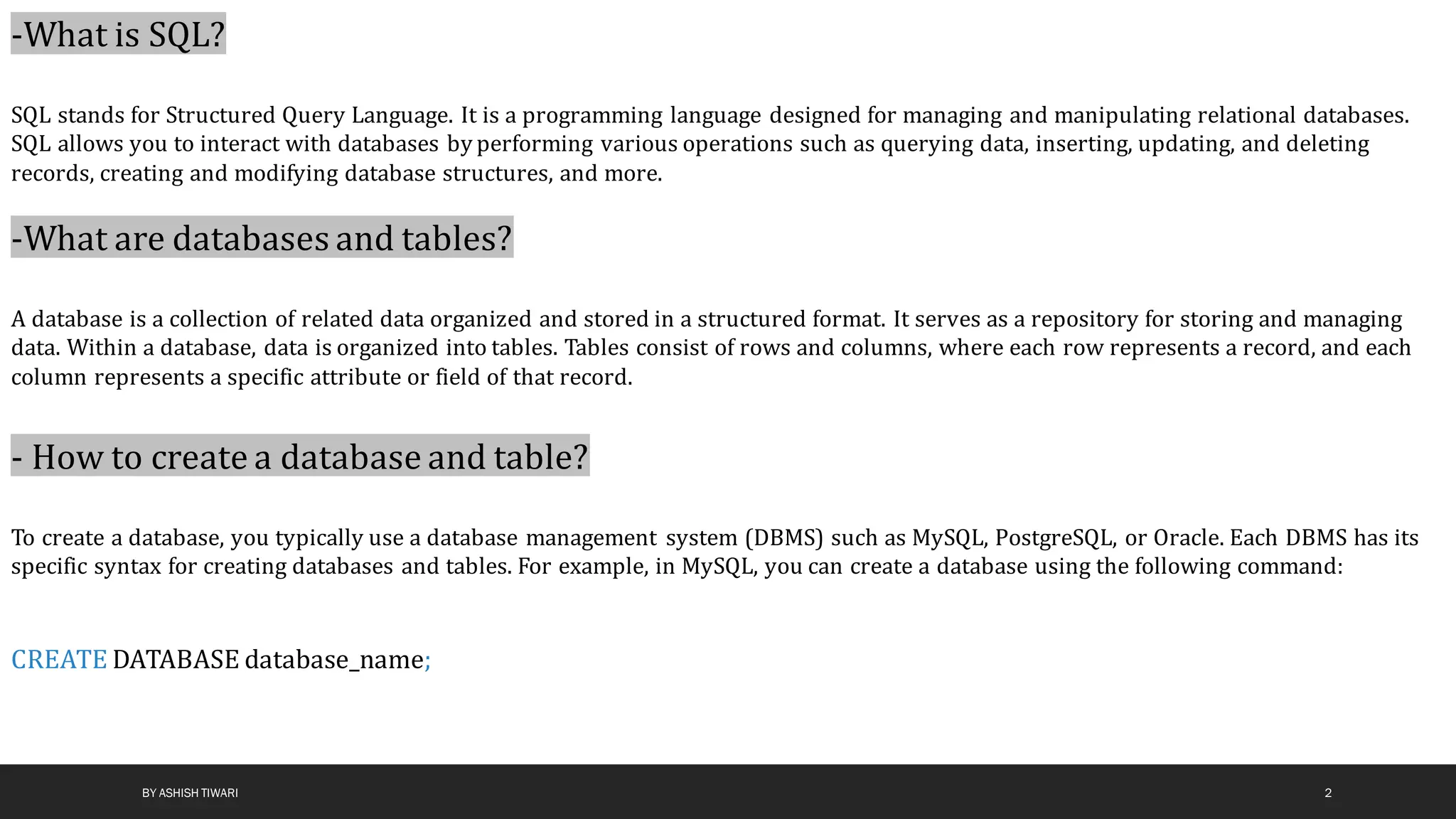 SQL -Beginner To Intermediate Level.pdf
