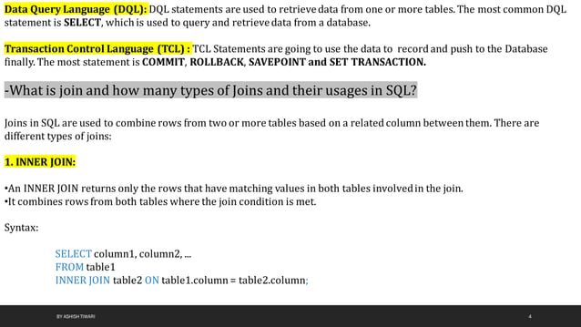 SQL -Beginner To Intermediate Level.pdf