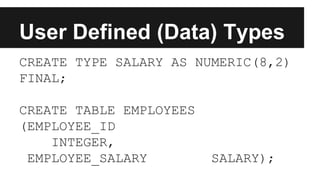 SQL: Creating and Altering Tables | PPTX