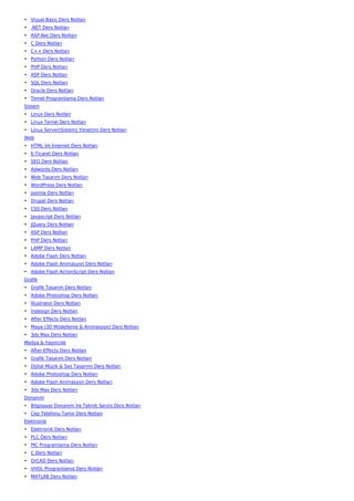 Sql ders-notlari | PDF