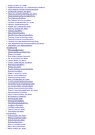 Sql ders-notlari | PDF
