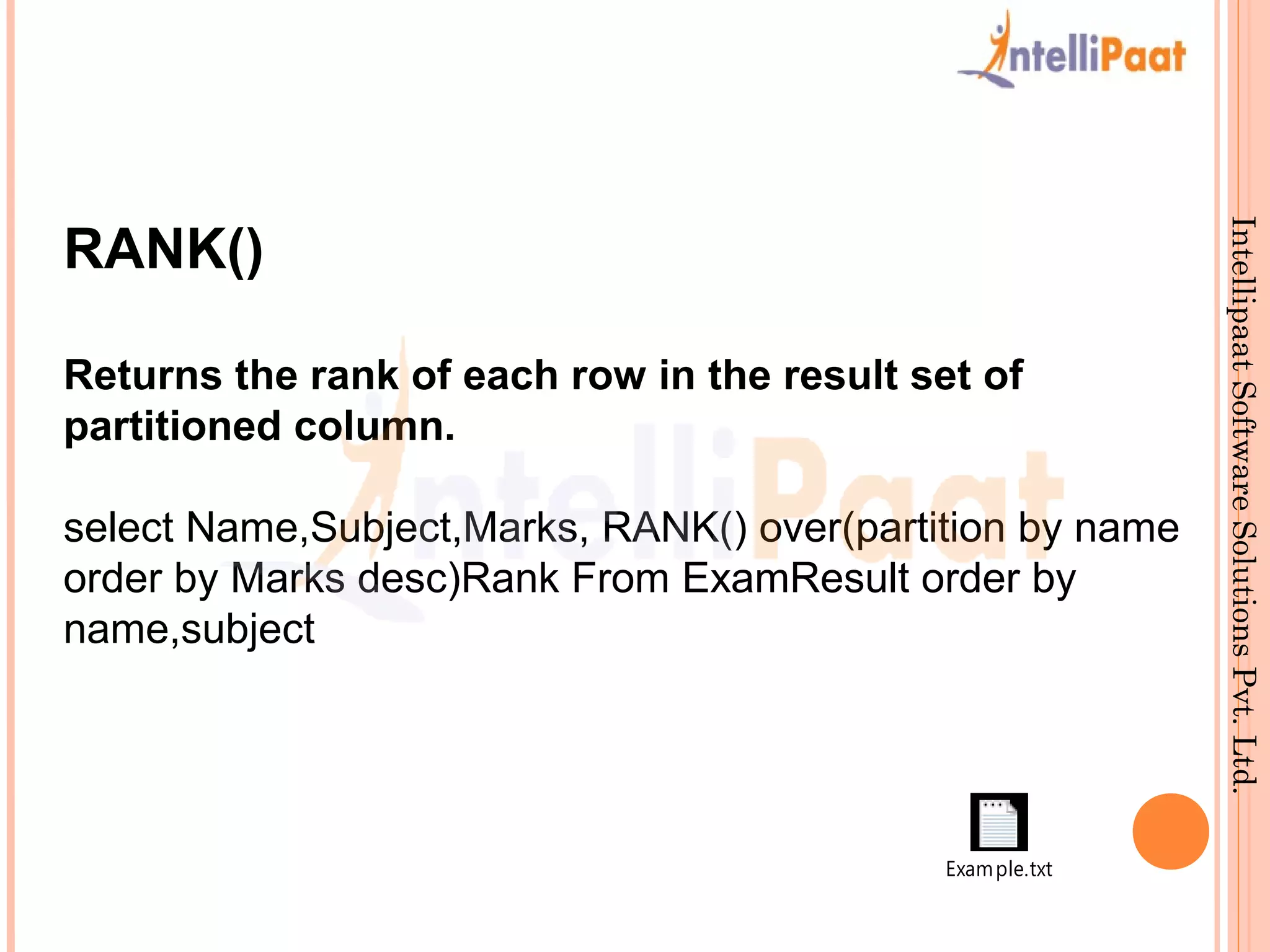 Sql Developer Lecture 21 Pdf
