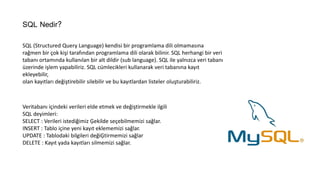 SQL-ETL-Raporlama | PPTX