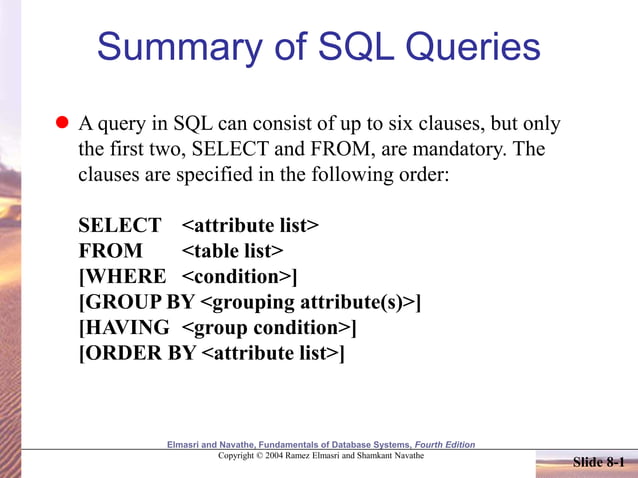 introduction of sql like you will be able to know lots of things from ...