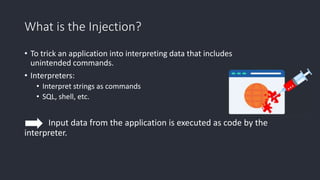 SQL Injection in JAVA | PPTX