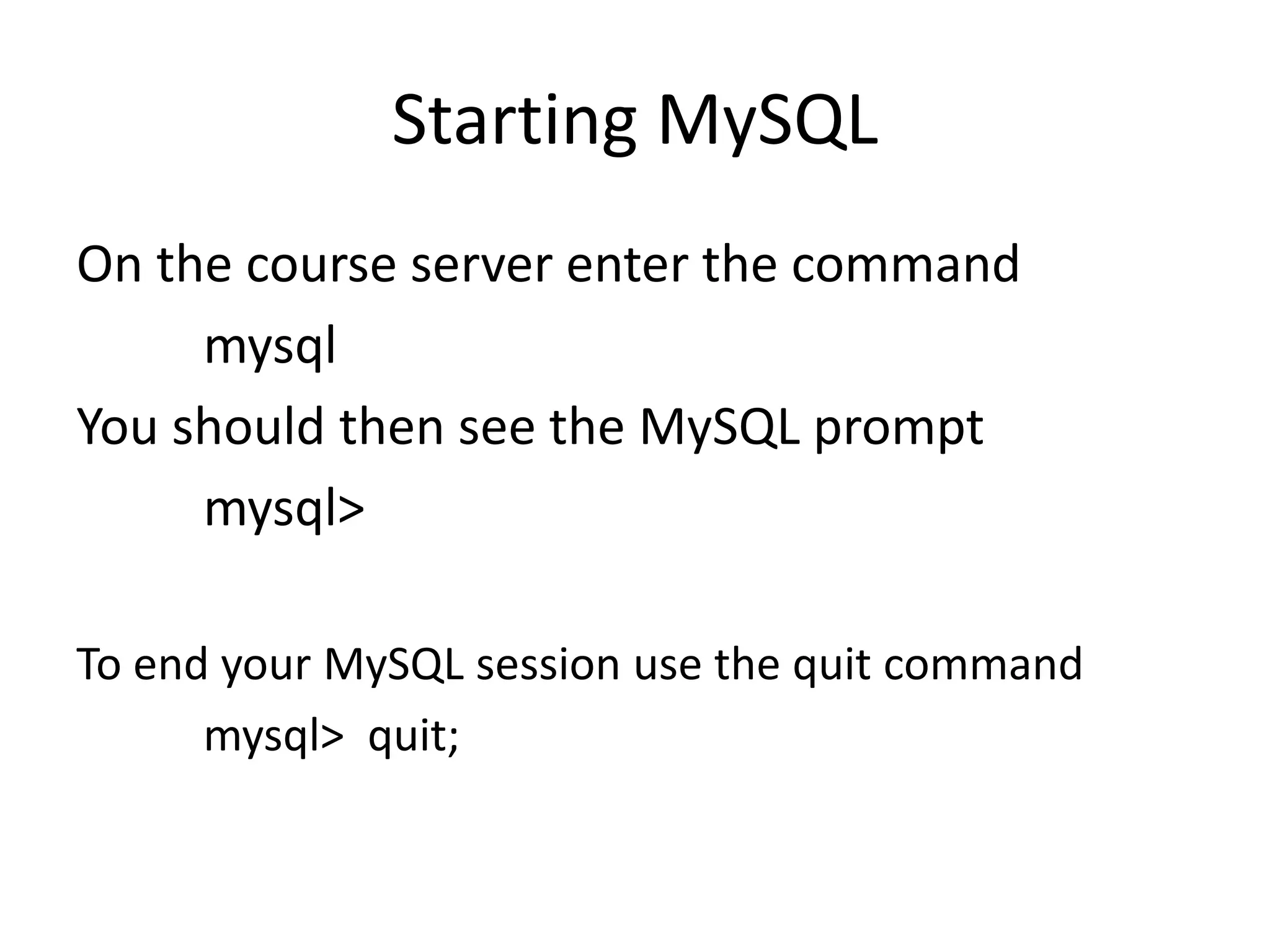 Sql Mysql Commands Basic Pptx