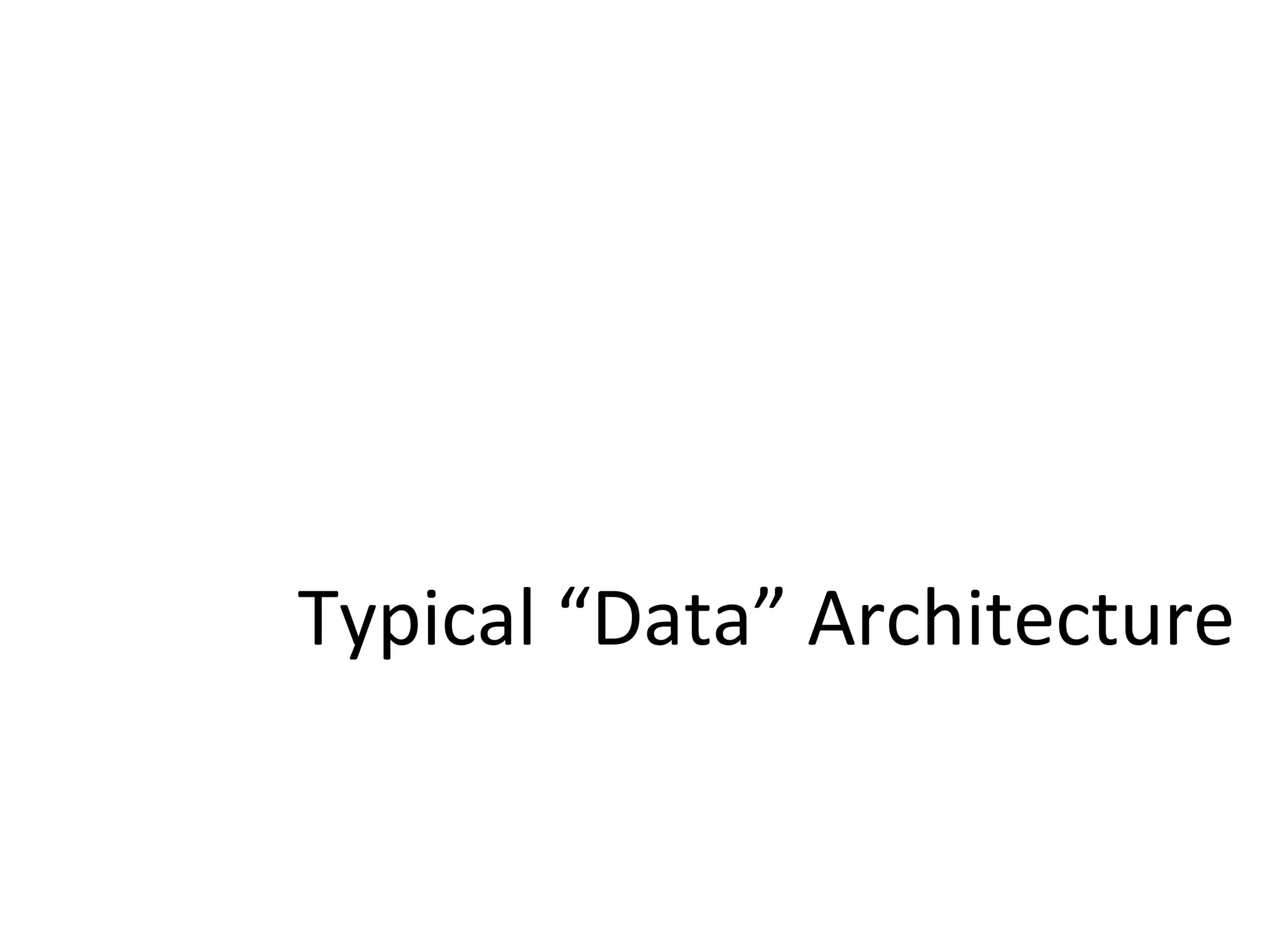 Sql Nosql Bigdata In Data Architecture Ppt