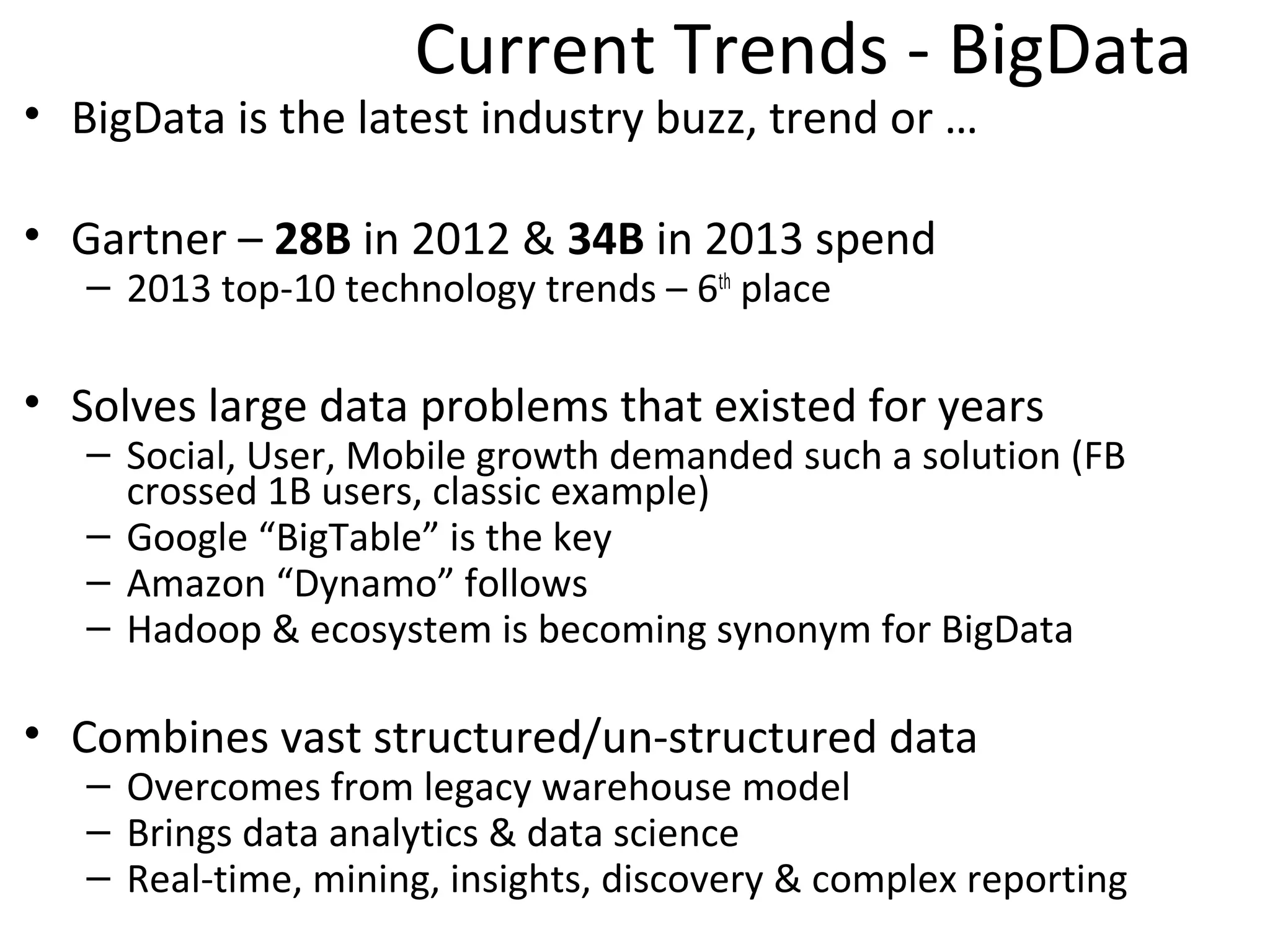 Sql Nosql Bigdata In Data Architecture Ppt