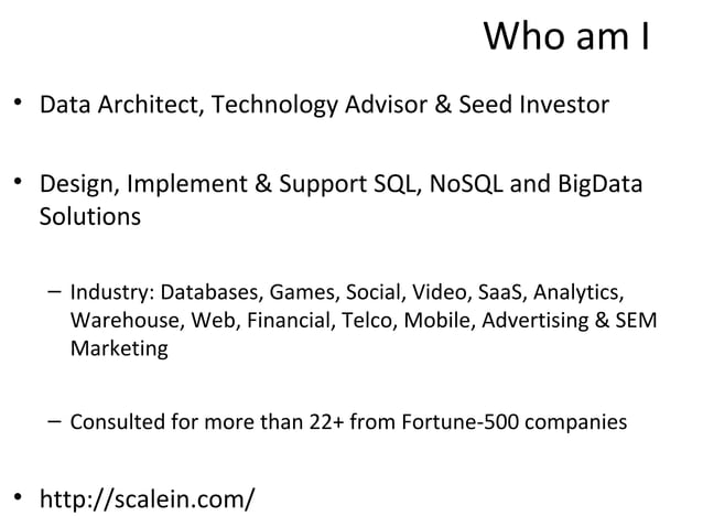 SQL, NoSQL, BigData in Data Architecture | PPT SQL, NoSQL, BigData in Data Architecture | PPT