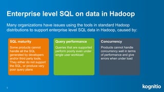 SQL on Hadoop benchmarks using TPC-DS query set | PDF | Databases | Computer Software and ...