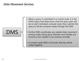 SQL - Parallel Data Warehouse (PDW) | PPTX