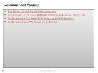 SQL - Parallel Data Warehouse (PDW) | PPTX