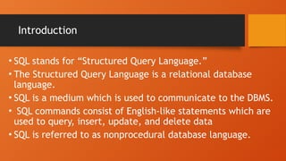 Structured query language in Database.pptx