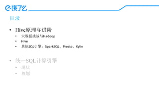Introduction and Internals of SQL on hadoop by WangHaihua | PPT