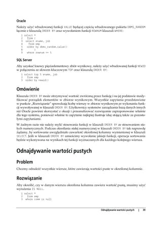 SQL. Receptury | PDF | Databases | Computer Software and Applications