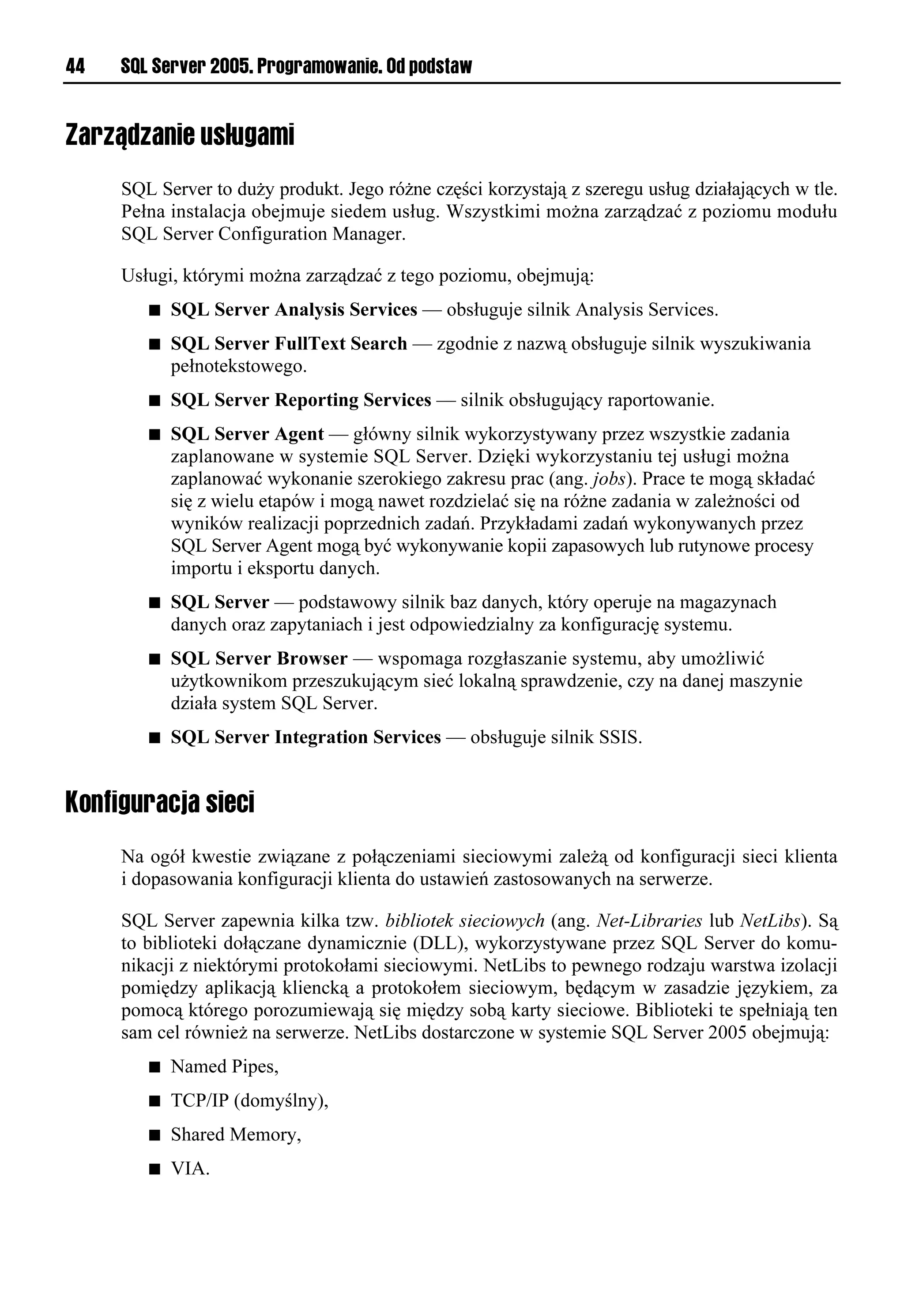SQL Server 2005. Programowanie. Od podstaw | PDF