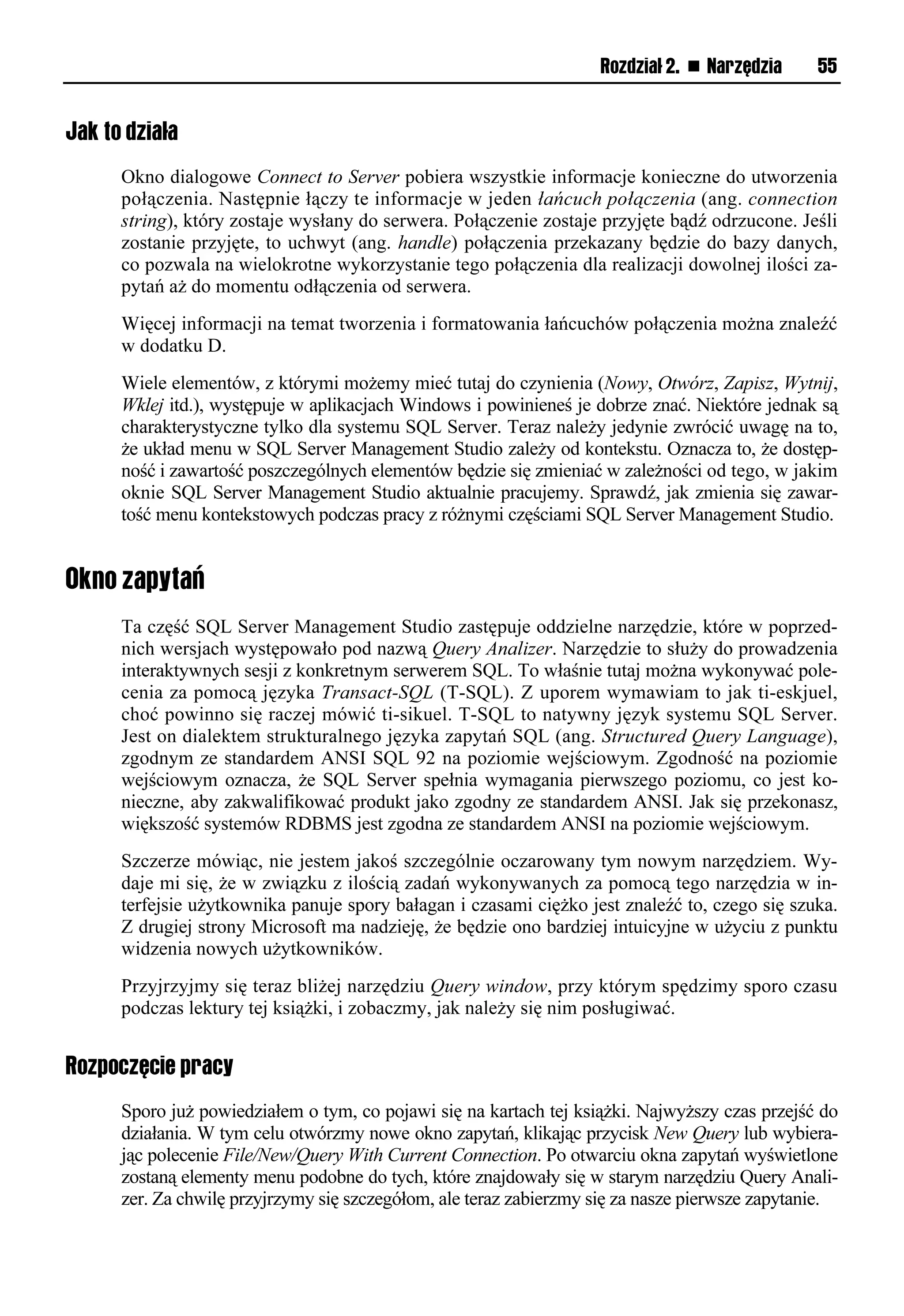 SQL Server 2005. Programowanie. Od podstaw | PDF