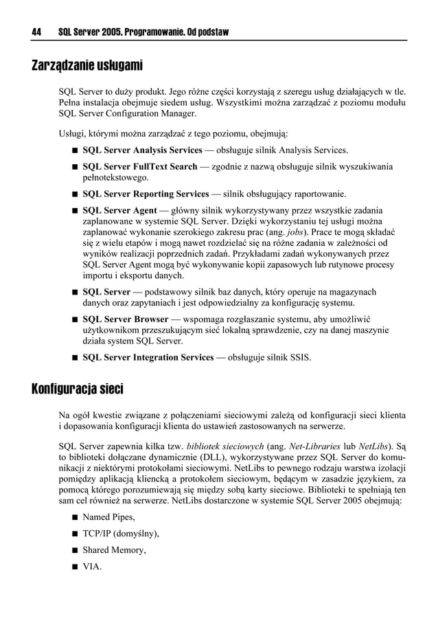 SQL Server 2005. Programowanie. Od podstaw | PDF