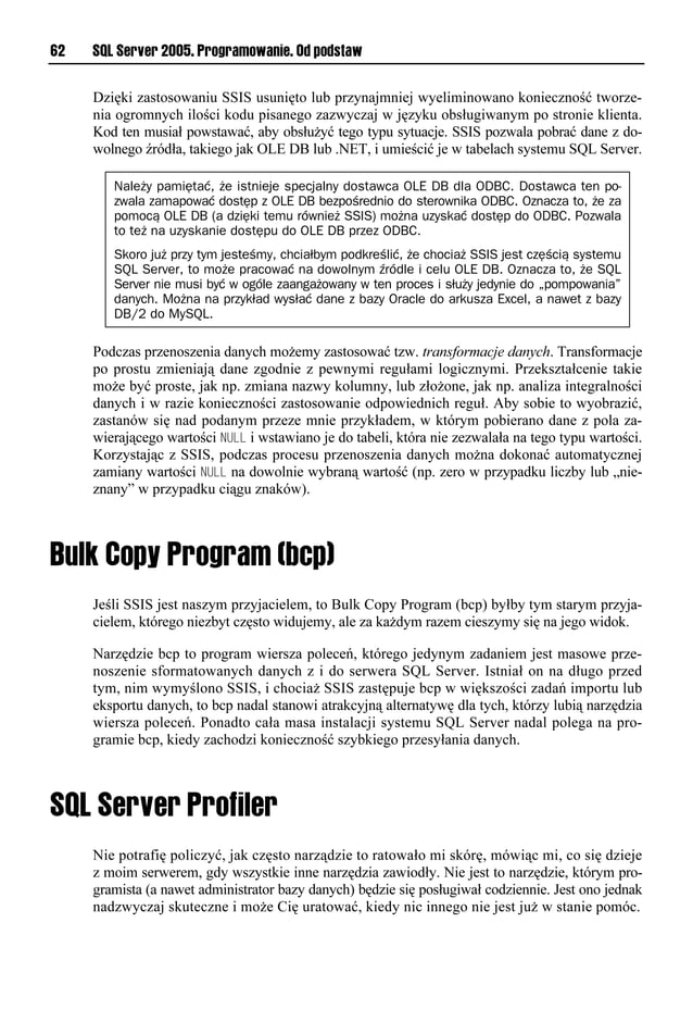 SQL Server 2005. Programowanie. Od podstaw | PDF