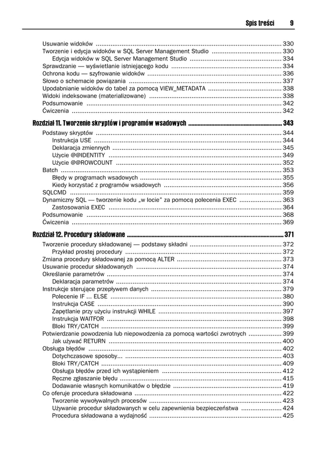 SQL Server 2005. Programowanie. Od podstaw | PDF
