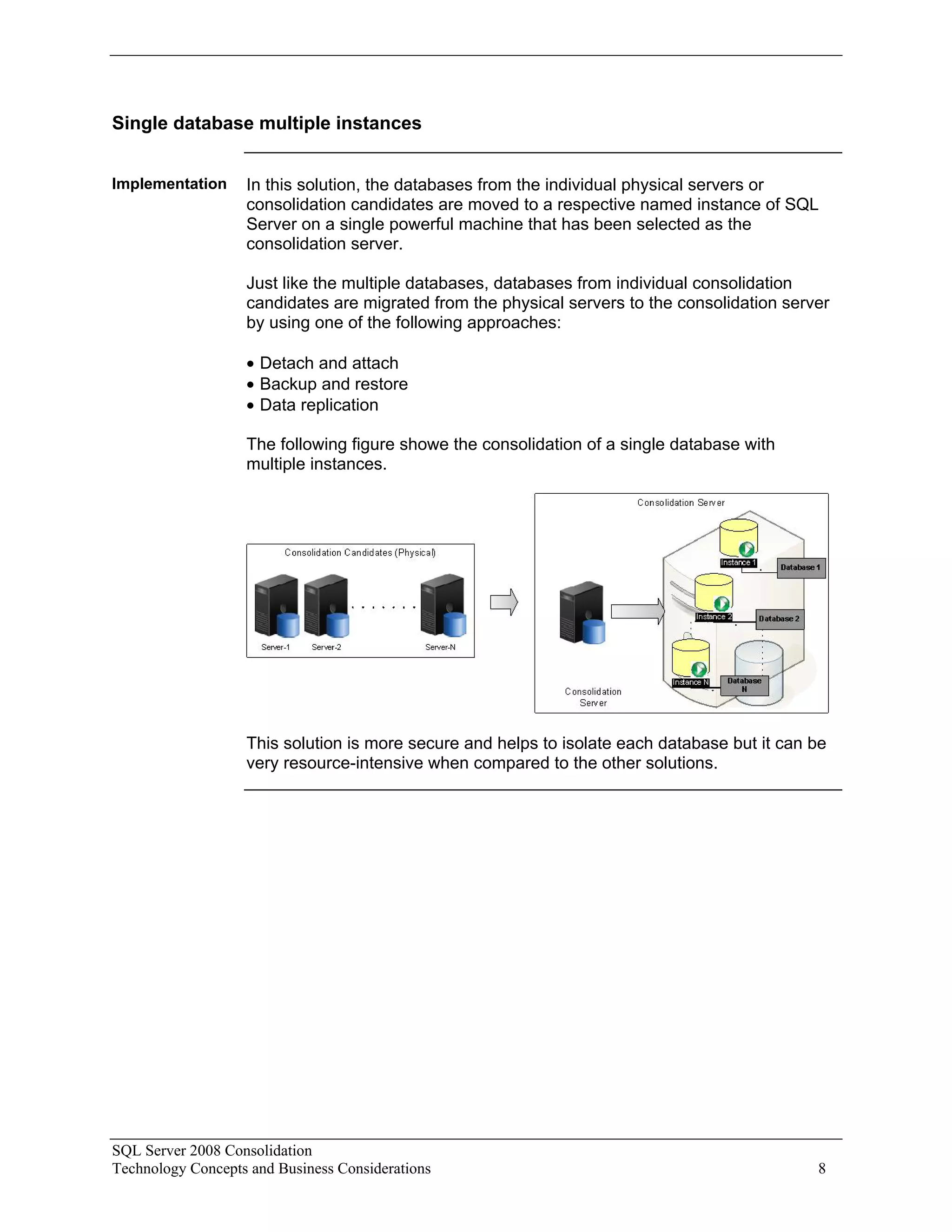 SQL Server 2008 Consolidation | PDF