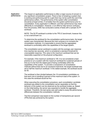 SQL Server 2008 Consolidation | PDF