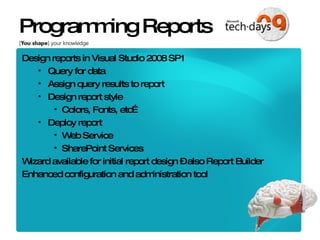 SQL Server 2008 for Developers | PPT