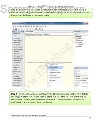 Sql server-integration-services-ssis-step-by-step-sample-chapters | PDF