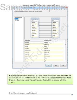 Sql server-integration-services-ssis-step-by-step-sample-chapters | PDF