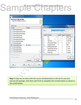 Sql server-integration-services-ssis-step-by-step-sample-chapters | PDF