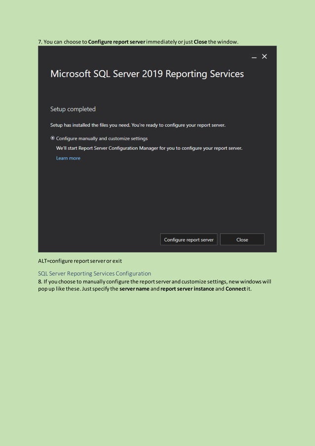 Sql server reporting services | PDF