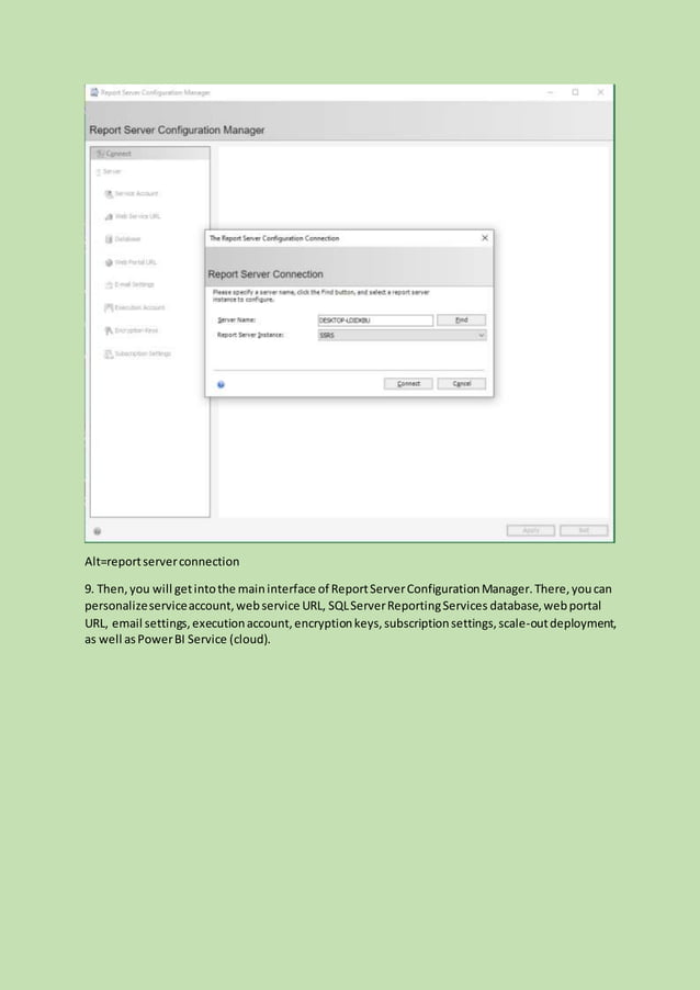 Sql server reporting services | PDF
