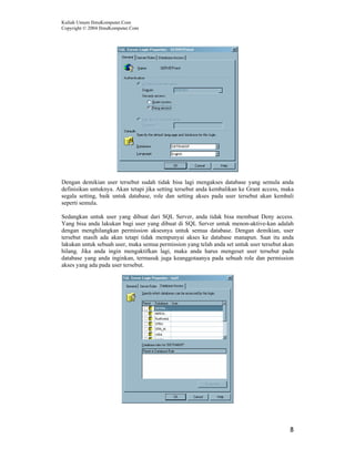 Sql server-security | PDF