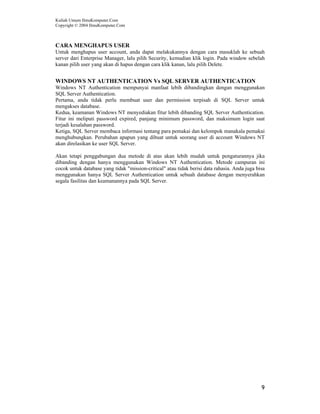 Sql server-security | PDF