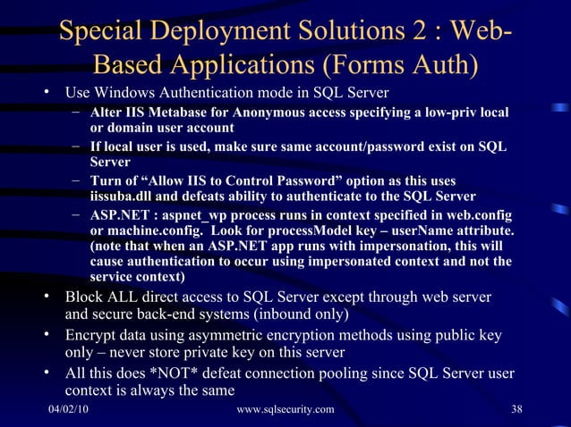 SQL Server Security - Attack | PPT