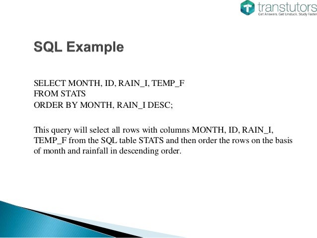 Sql Computer Science