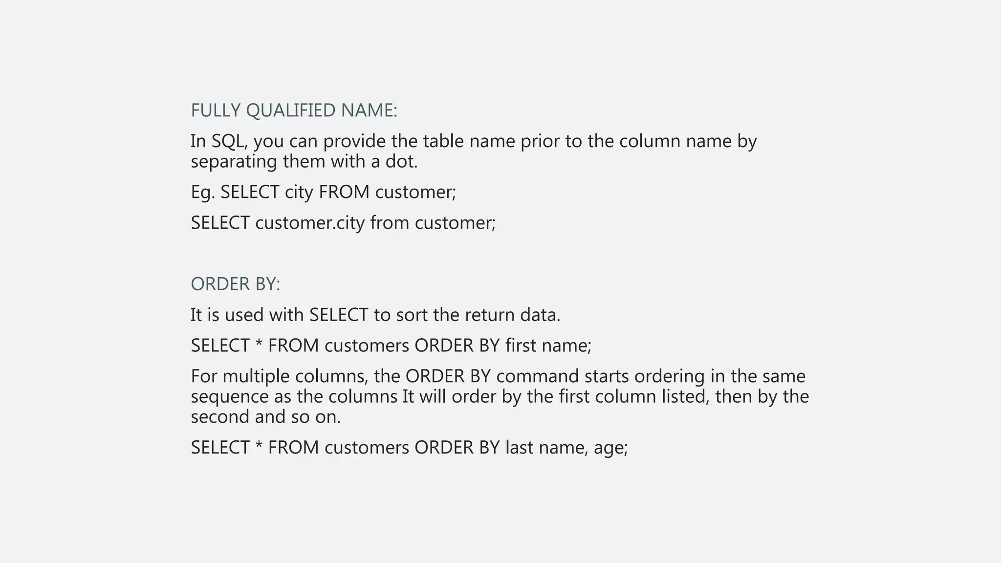 Sql Structured Query Language Pptx Databases Computer Software And Applications