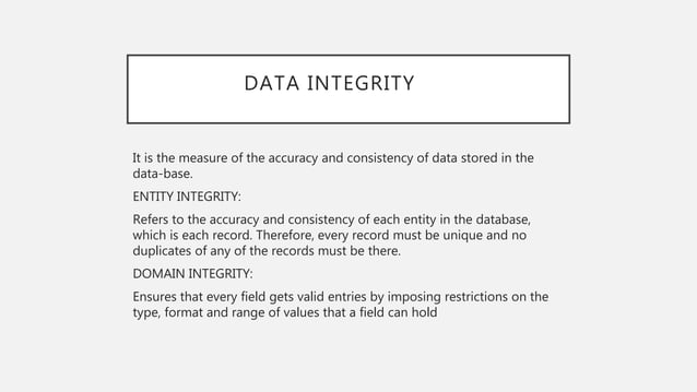 Sql Structured Query Language Ppt
