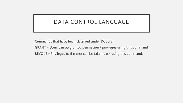 SQL: Structured Query Language | PPTX | Databases | Computer Software ...