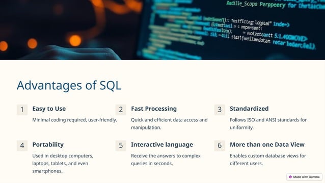 SQL(Structured Query Language) Tutorials TpointTech | PPTX