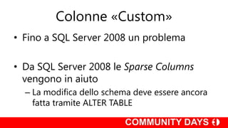 Dynamic Schema e Schemaless Tables | PPT