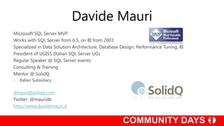 Dynamic Schema e Schemaless Tables | PPT