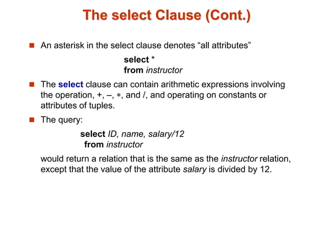 SQL : introduction | PPT