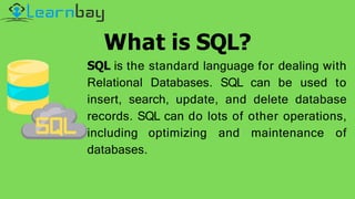 SQL | PPT