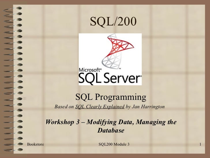SQL202.3 Accelerated Introduction to SQL Using SQL Server Module 3