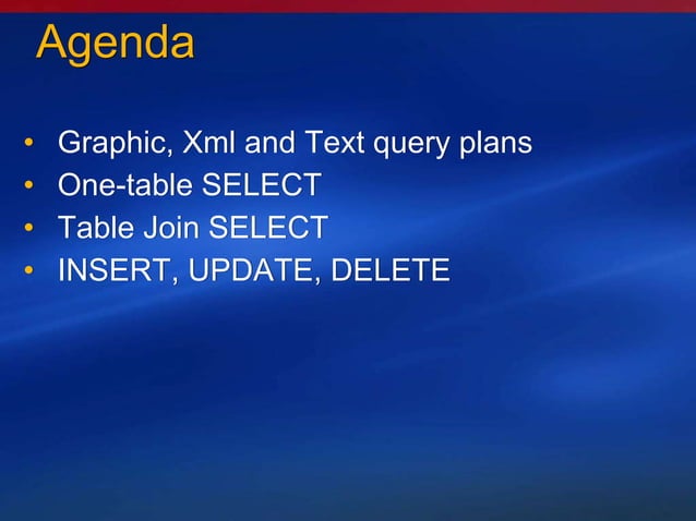 Sql Server Execution Plans Ppt