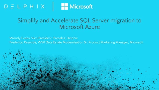 Simplify and Accelerate SQL Server Migration to Azure | PPT