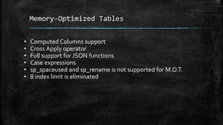 What's new in SQL Server 2017 | PPTX